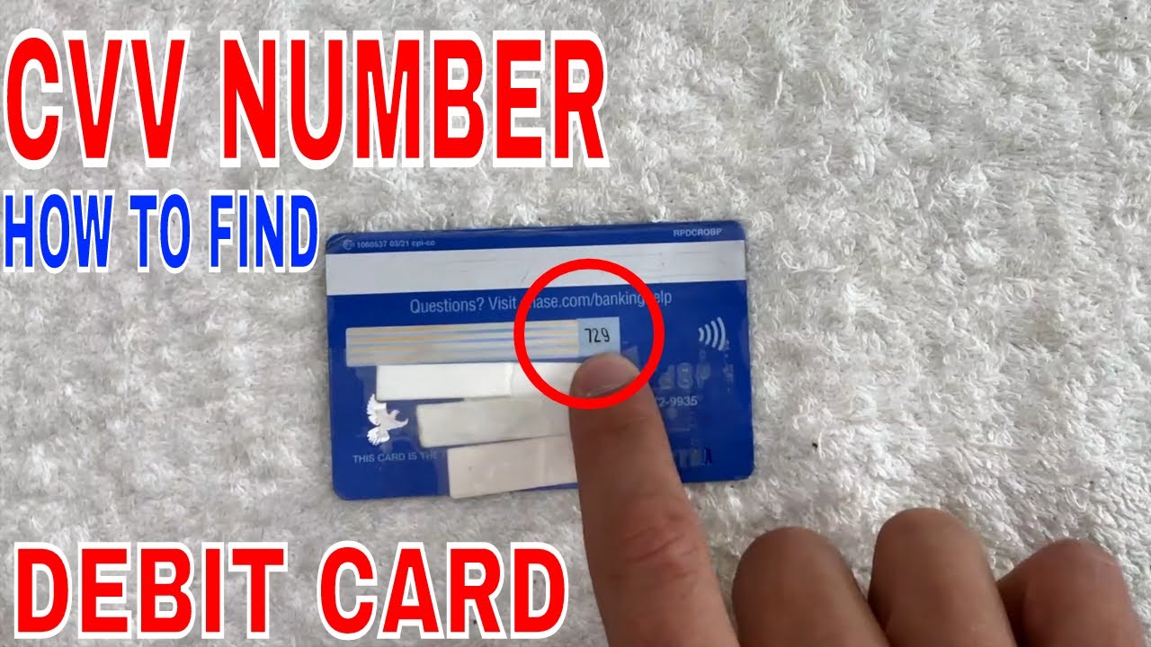 How To Know Cvv Number On Debit Card Online – Sopriza