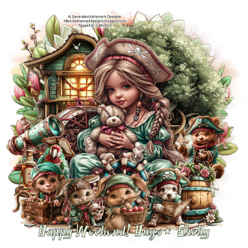 Dpirate Happy Weekend Hugs Shelly vi — Postimages