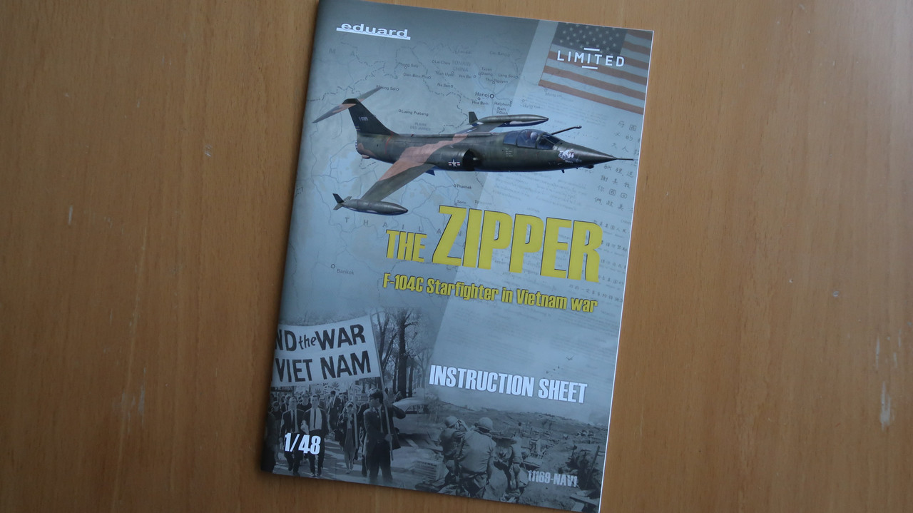 F-104C Starfighter in Vietnam War, The Zipper 1:48 Eduard. - Work in ...