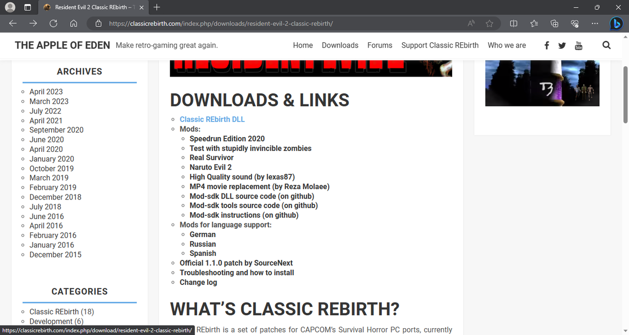 Installation guide for “resident evil 2 classic rebirth” | PSX-Place