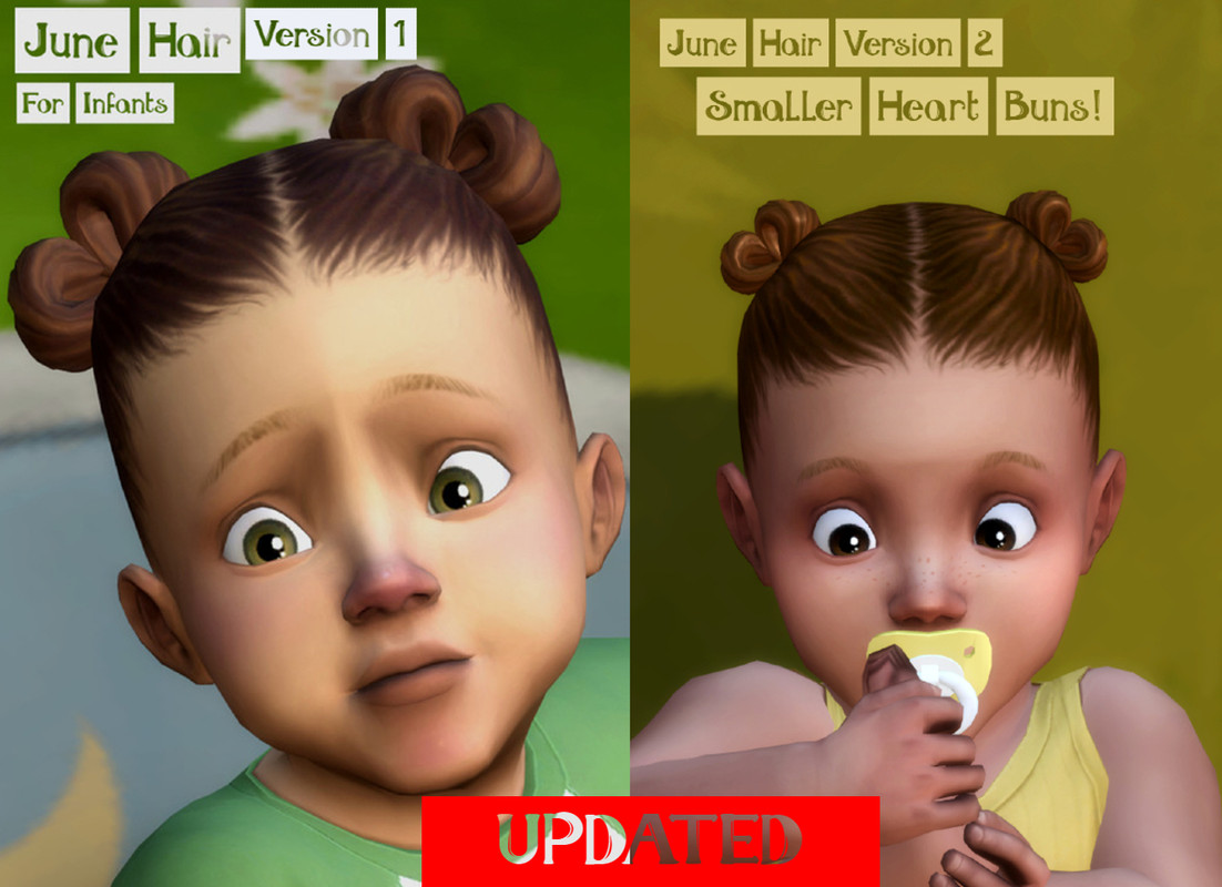 June Hair For Infants - The Sims 4 Create a Sim - CurseForge