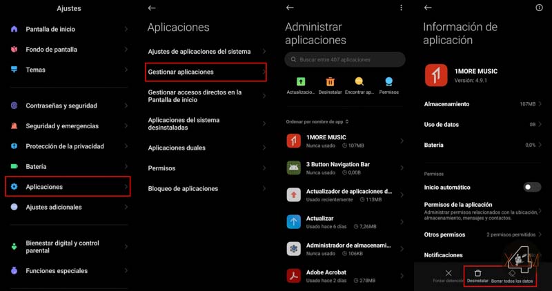 Soluciones comunes a los fallos en las aplicaciones