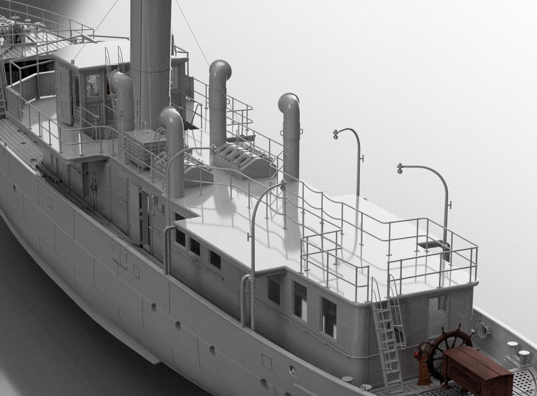 SS Hydrograaf, 1/100 3D, hydrographic ship, Royal Dutch Navy - Page 10 ...