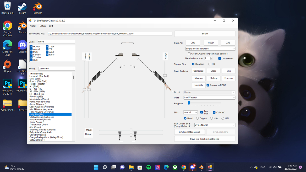 Mod The Sims - TS4 SimRipper Classic: rip sims from savegames. V3.14.2. ...