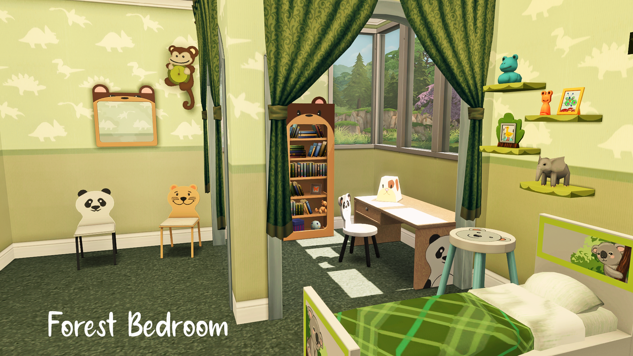 Forest bedroom - The Sims 4 Build / Buy - CurseForge