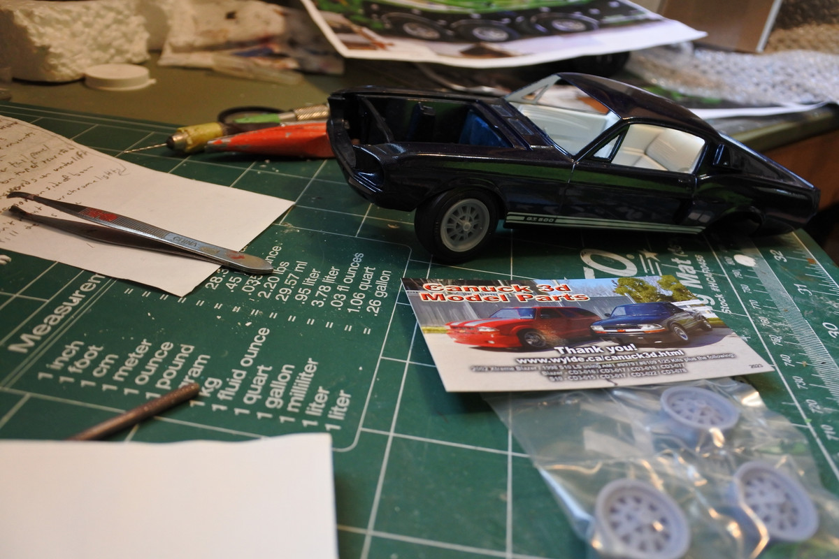 1/25 67/68 GT-500 Shelby aluminum wheels (accurate ones finally ...