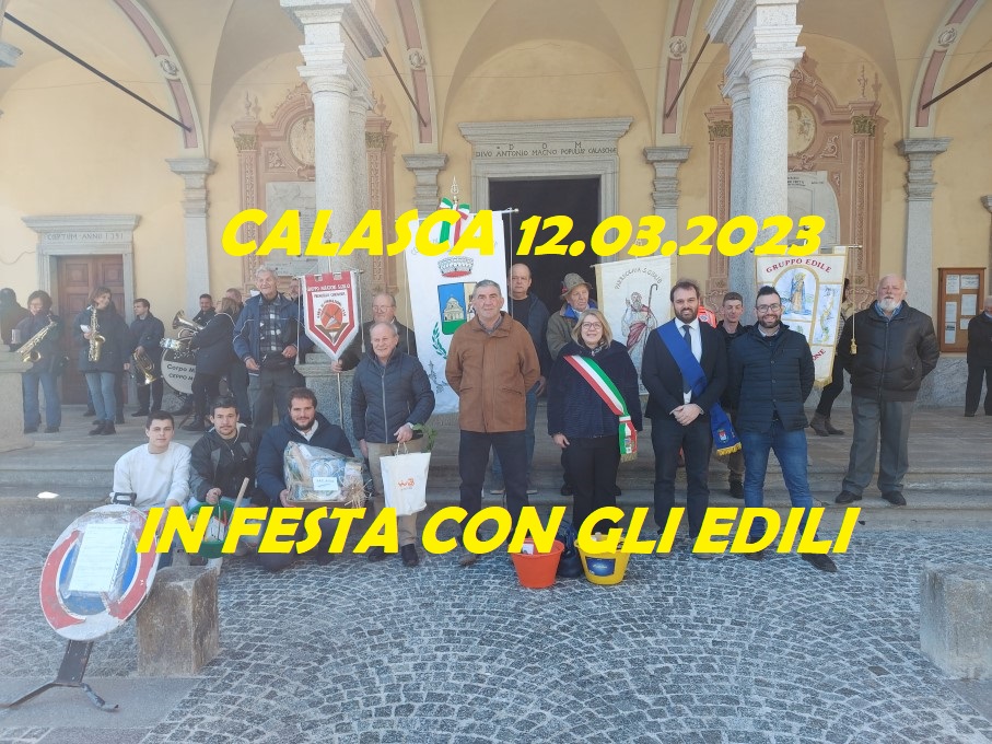 Calasca Castiglione: In Festa con il Gruppo Edile