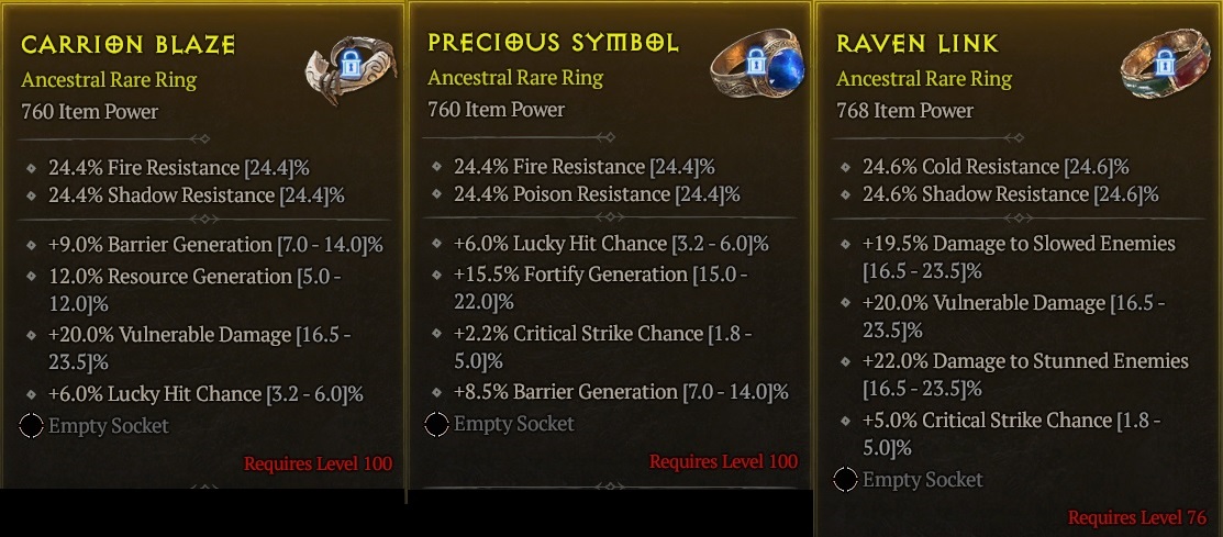 100fg Rings 3/4 - Topic - d2jsp