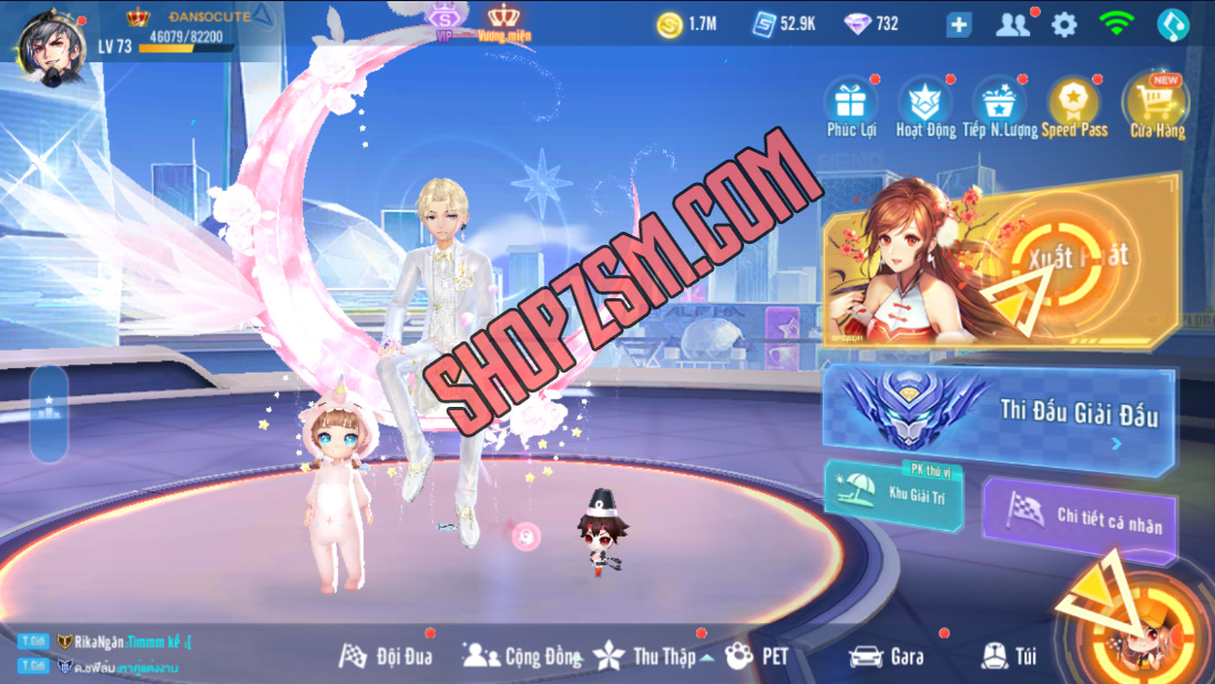 Tài khoản Zing Speed Mobile