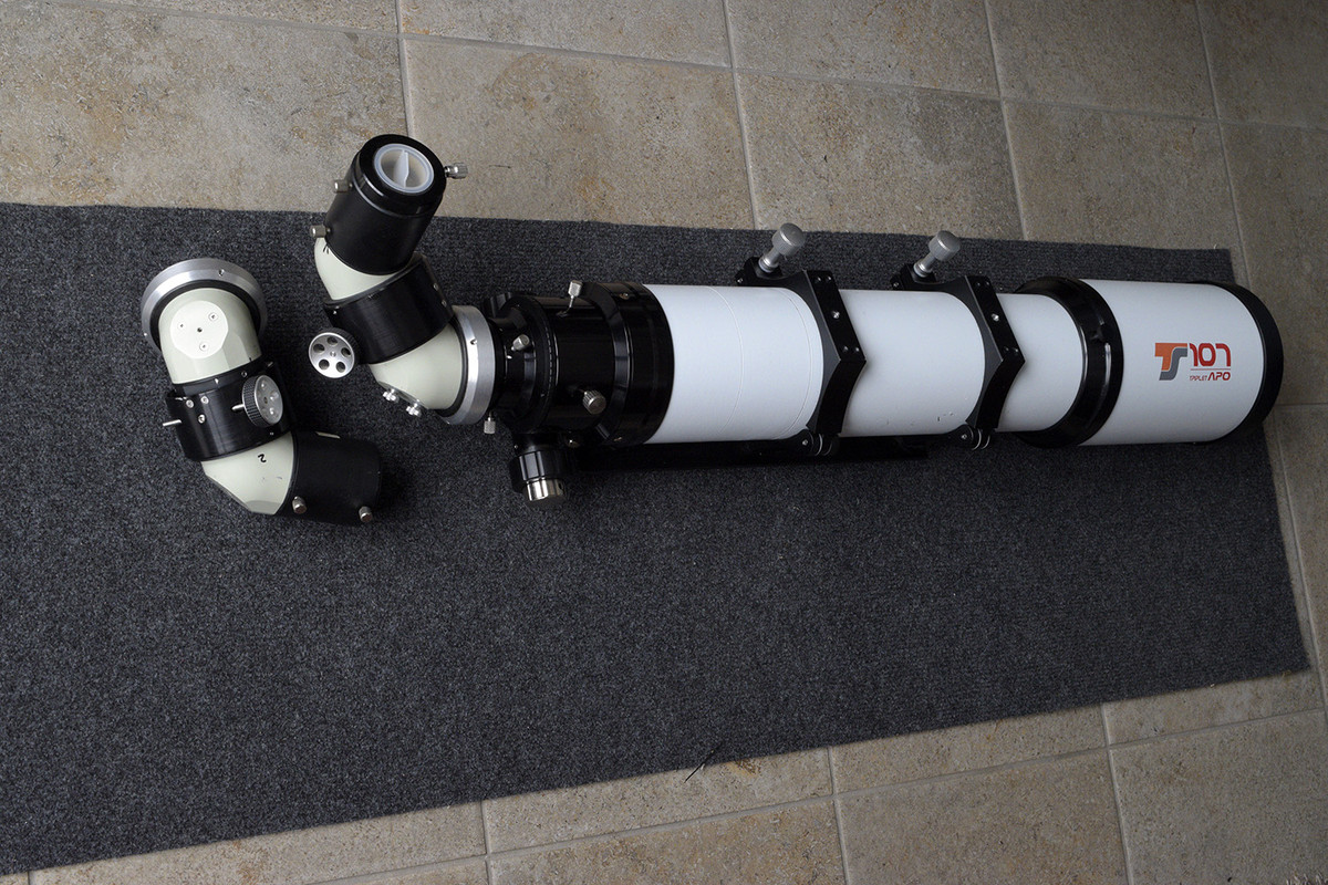 Custom mounting cradle for nearly finished APO binoscope project ...