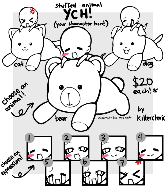 YCH: Chibi Stuffed Animal on Toyhouse