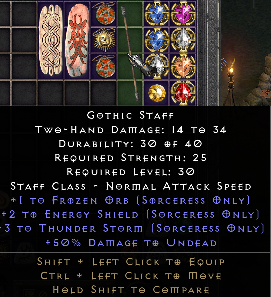 Iso Memory Staff/base Quick - Topic - d2jsp