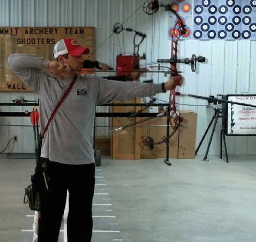 Direction of elbow travel when pulling through the shot | Archery Talk ...