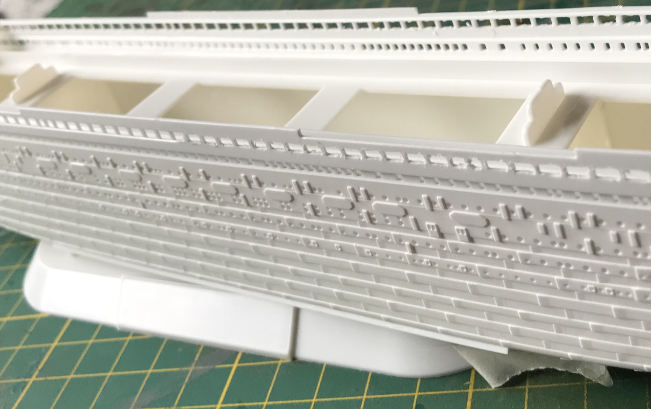 RMS Olympic - Revell Titanic conversion - Big and British GB ...