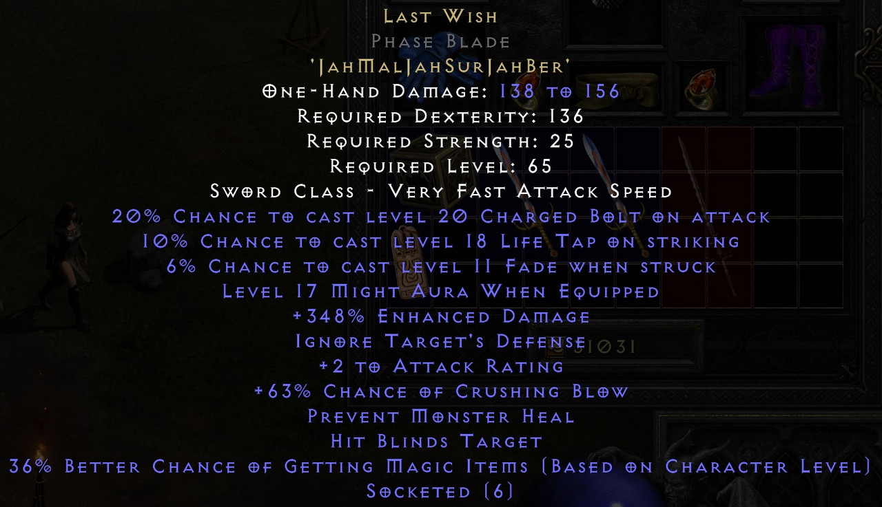 Selling Last Wish Pb - Topic - d2jsp