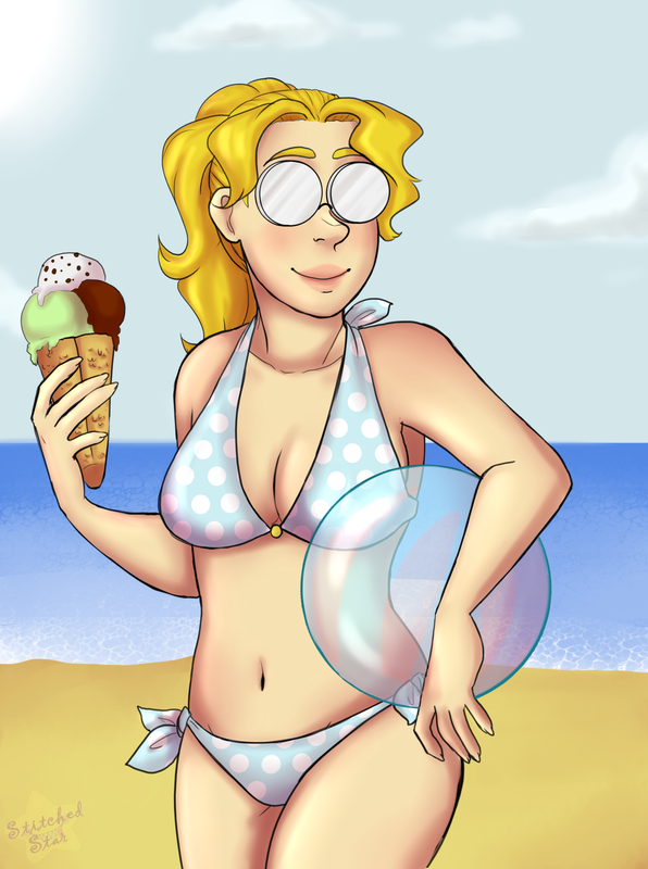 alvery at the beach by stitched star dacb93j — Postimages