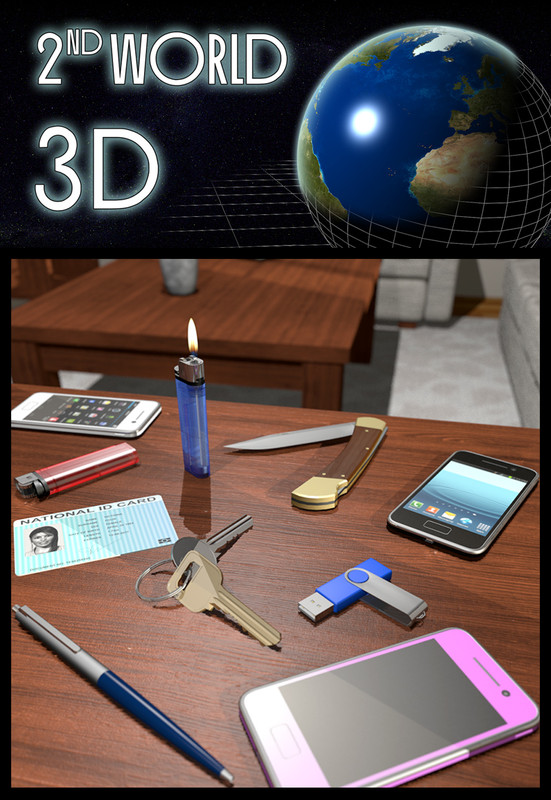 Everyday Items: From Your Pockets 2025 - Free Daz 3D Models