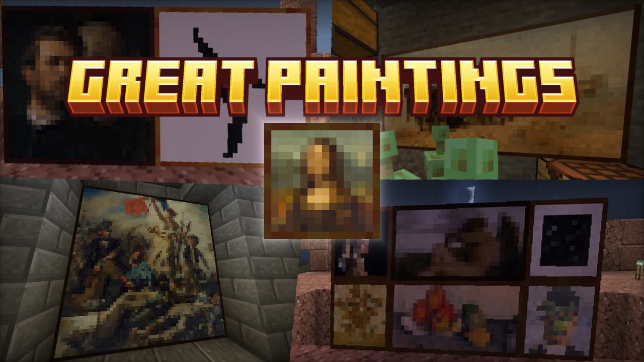 Great Paintings - Minecraft Bedrock Texture Packs - CurseForge
