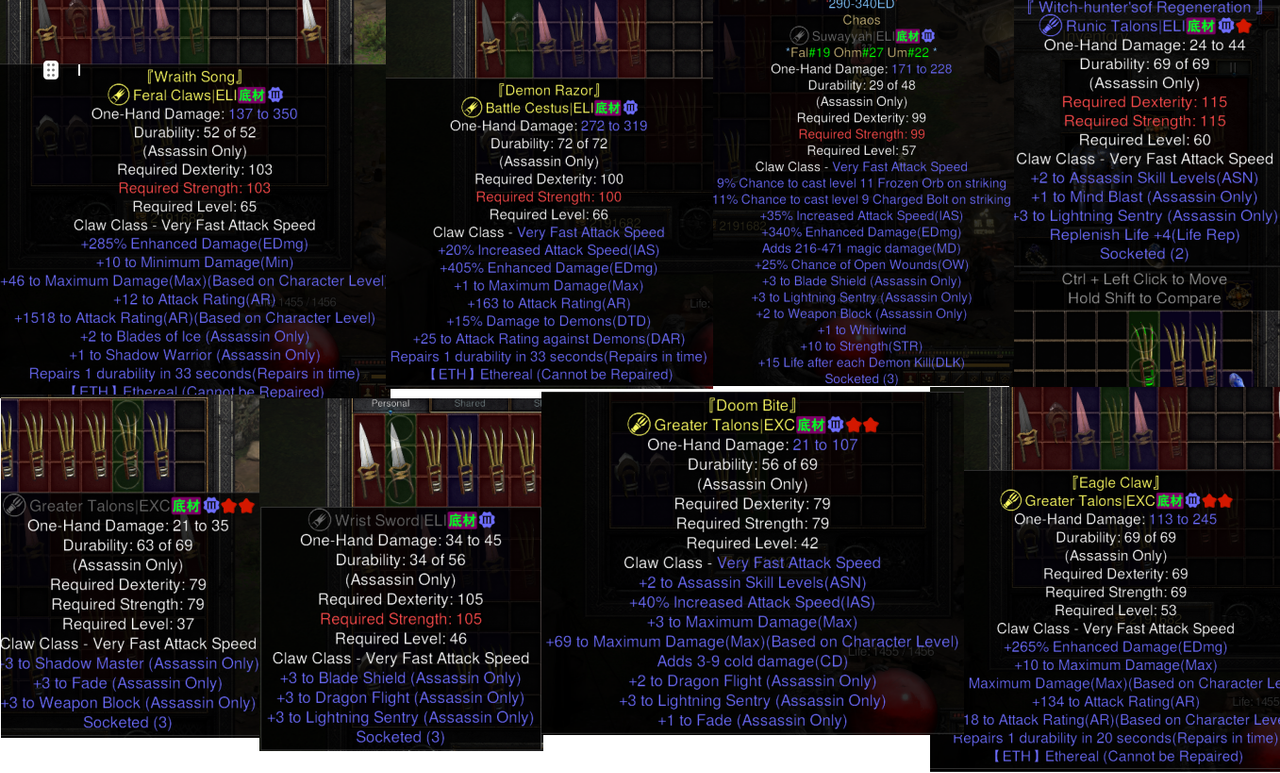 Top Hybrid Claw Nice Sin Claw Chaos - Topic - d2jsp