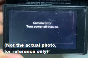 My camera is broken after sending to Sony Service Center | HardwareZone ...