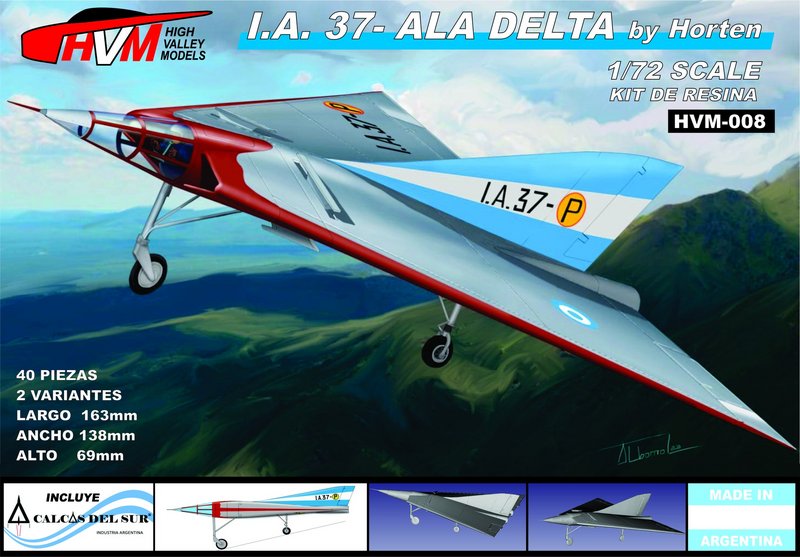 1/48 & 1/72 - FMA I.Ae. 37 Ala Delta 3D printed resin kit by High ...