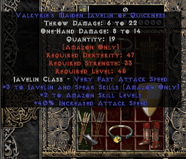 5 Java / 40% Ias -- [ Maiden Javelins ] - Topic - d2jsp