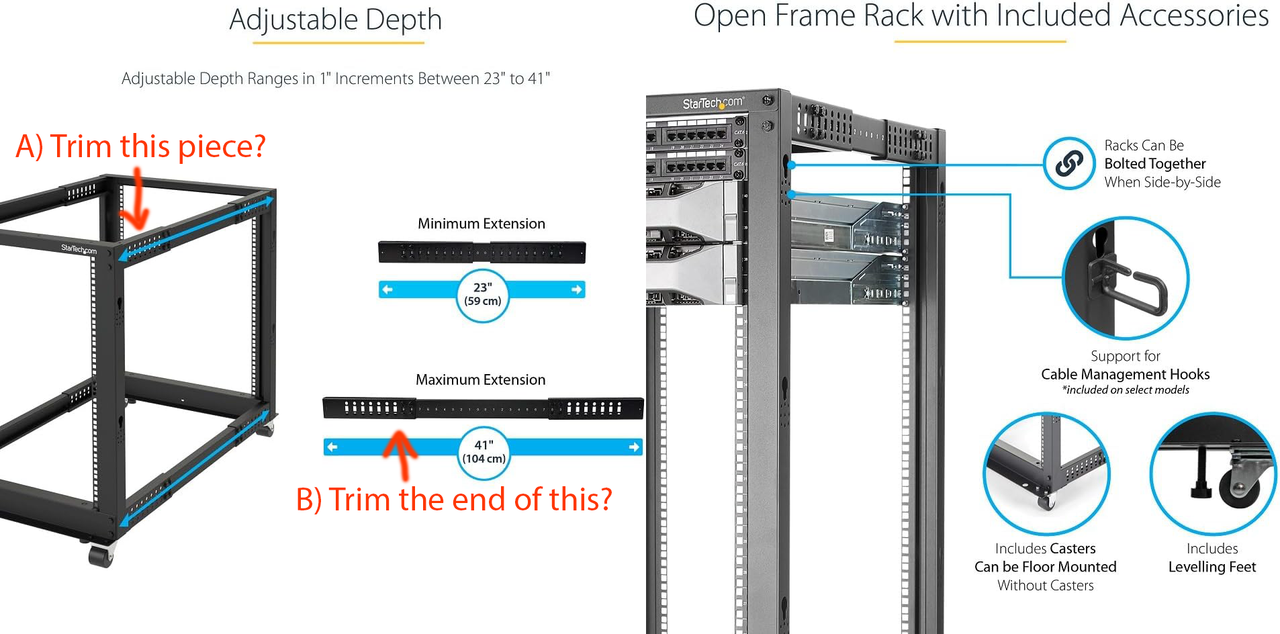 Need help finding a shallow rack mount, preferably with back bars : r ...
