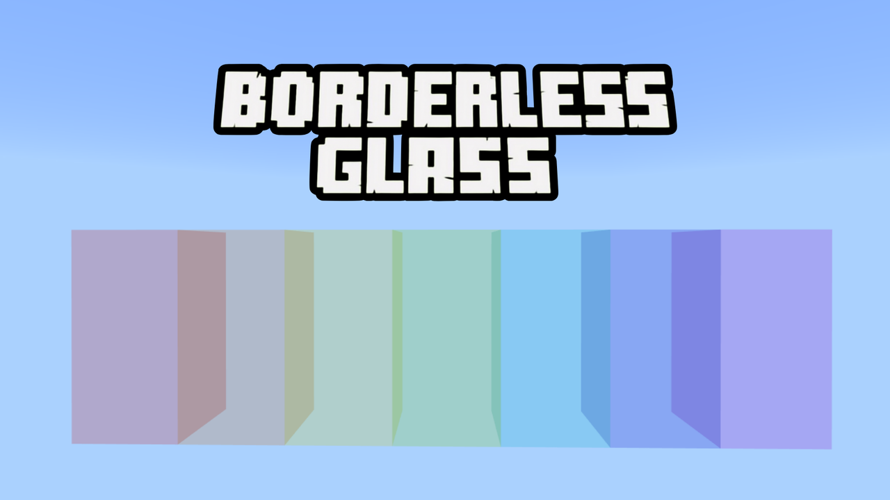 Clarity+ – Borderless Transparent Glass Pack Minecraft Texture Pack