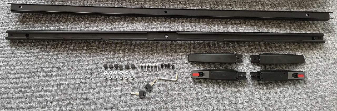 RANGE ROVER SPORT 2005-2013 L320 FLUSHED ROOF RAIL BARS RACKS BLACK OEM ...