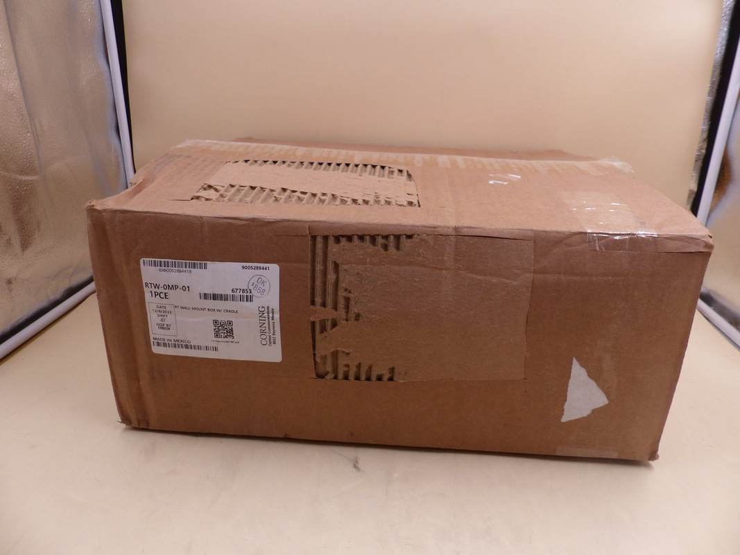 CORNING RTW-0MP-01 RISER DISTRIBUTION TERMINAL HOUSINGS WALL-MOUNT BOX ...