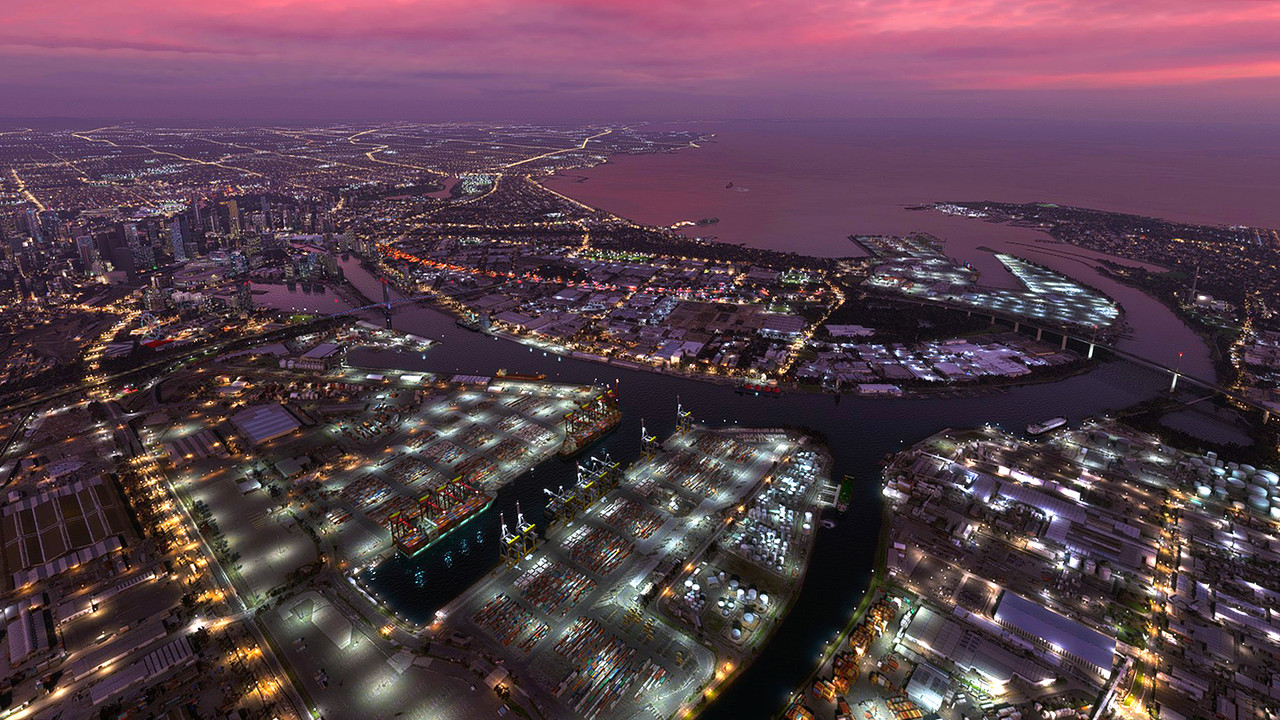 Exploring Melbourne after sunset - Community Screenshots - Orbx ...