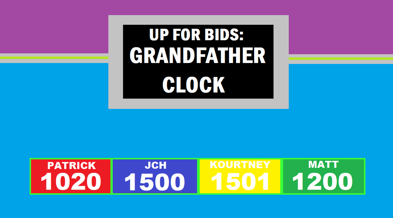 TPIR Contestant Row Third Bid — Postimages