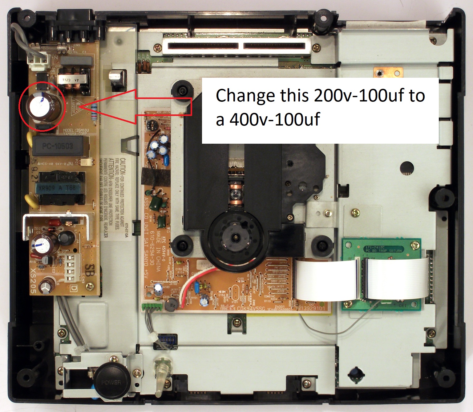10 Sega Saturn Model 2 USA VA10 with Sanyo drive — Postimages