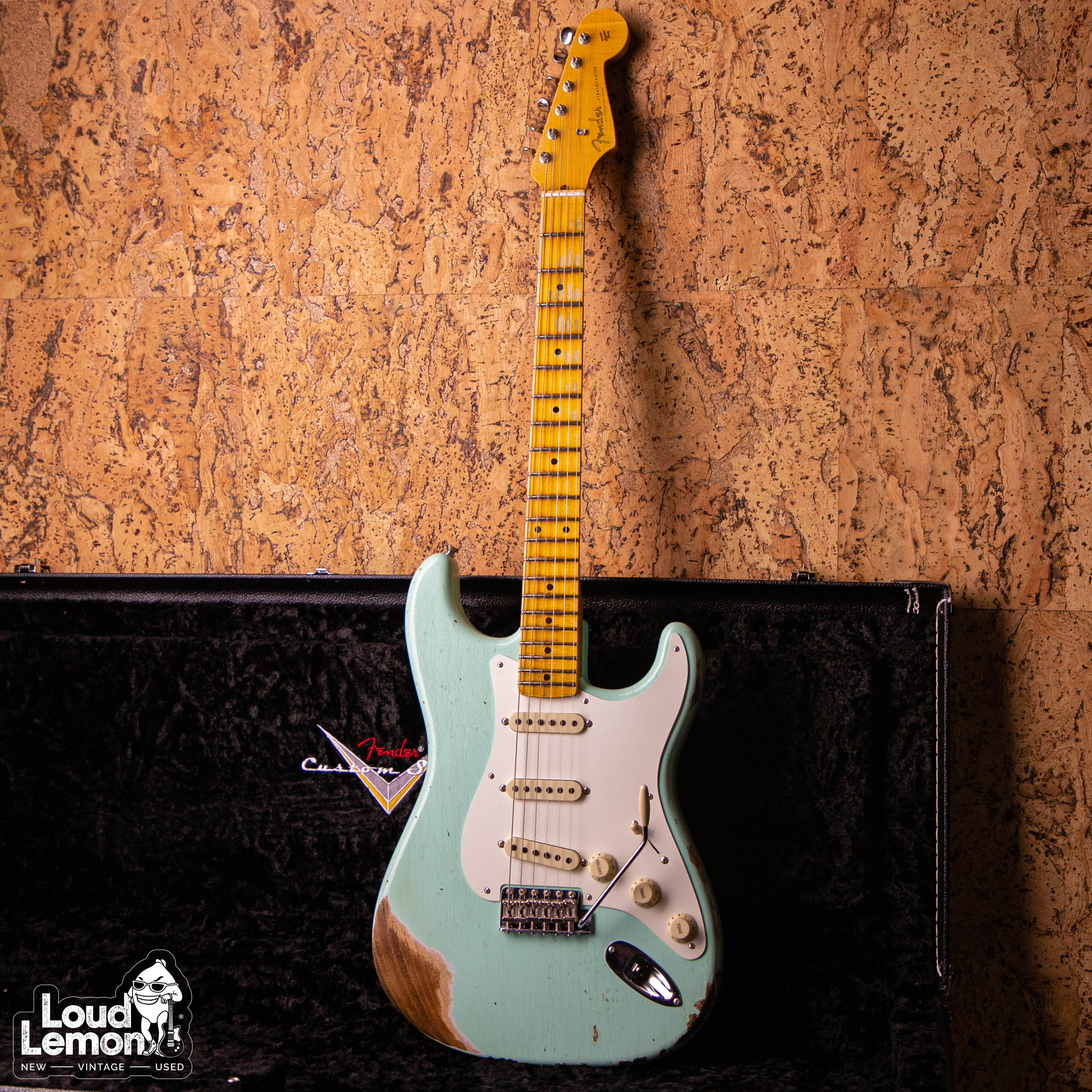 Fender Custom Shop 57 Stratocaster Relic Surf Green 2020 USA 5 — Postimages