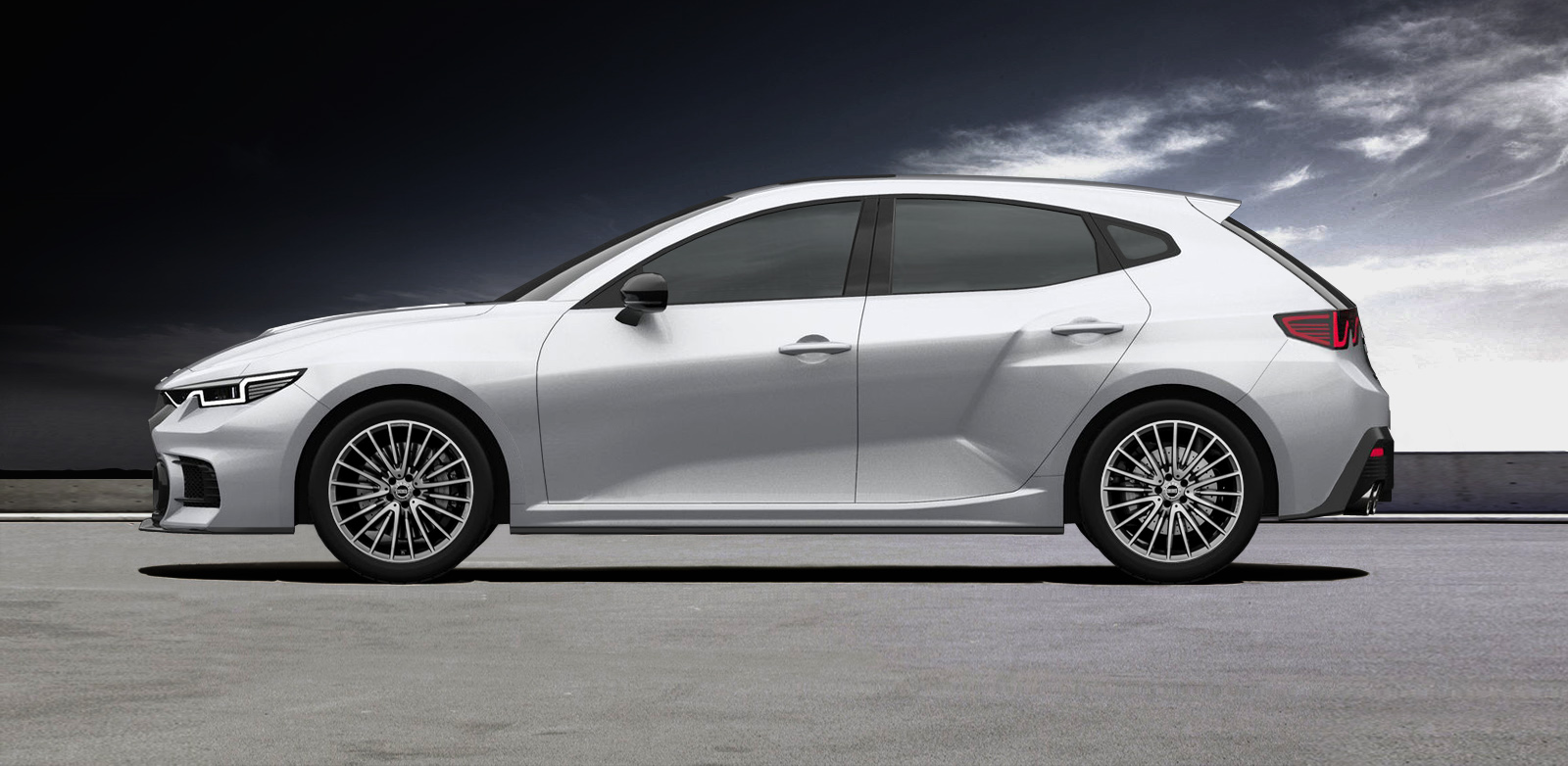 Mitsubishi Lancer EVO 2022 hb b — Postimages