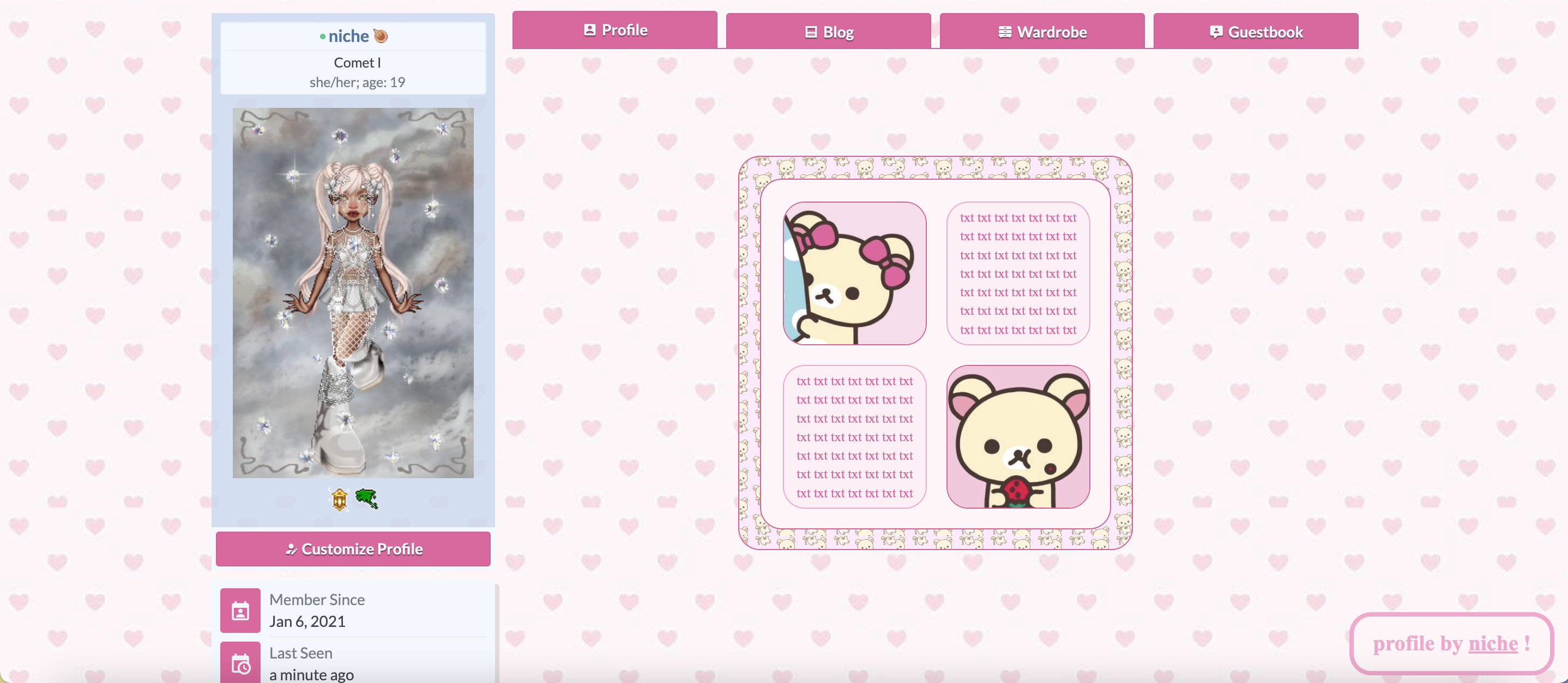 12 free korilakkuma profile — Postimages