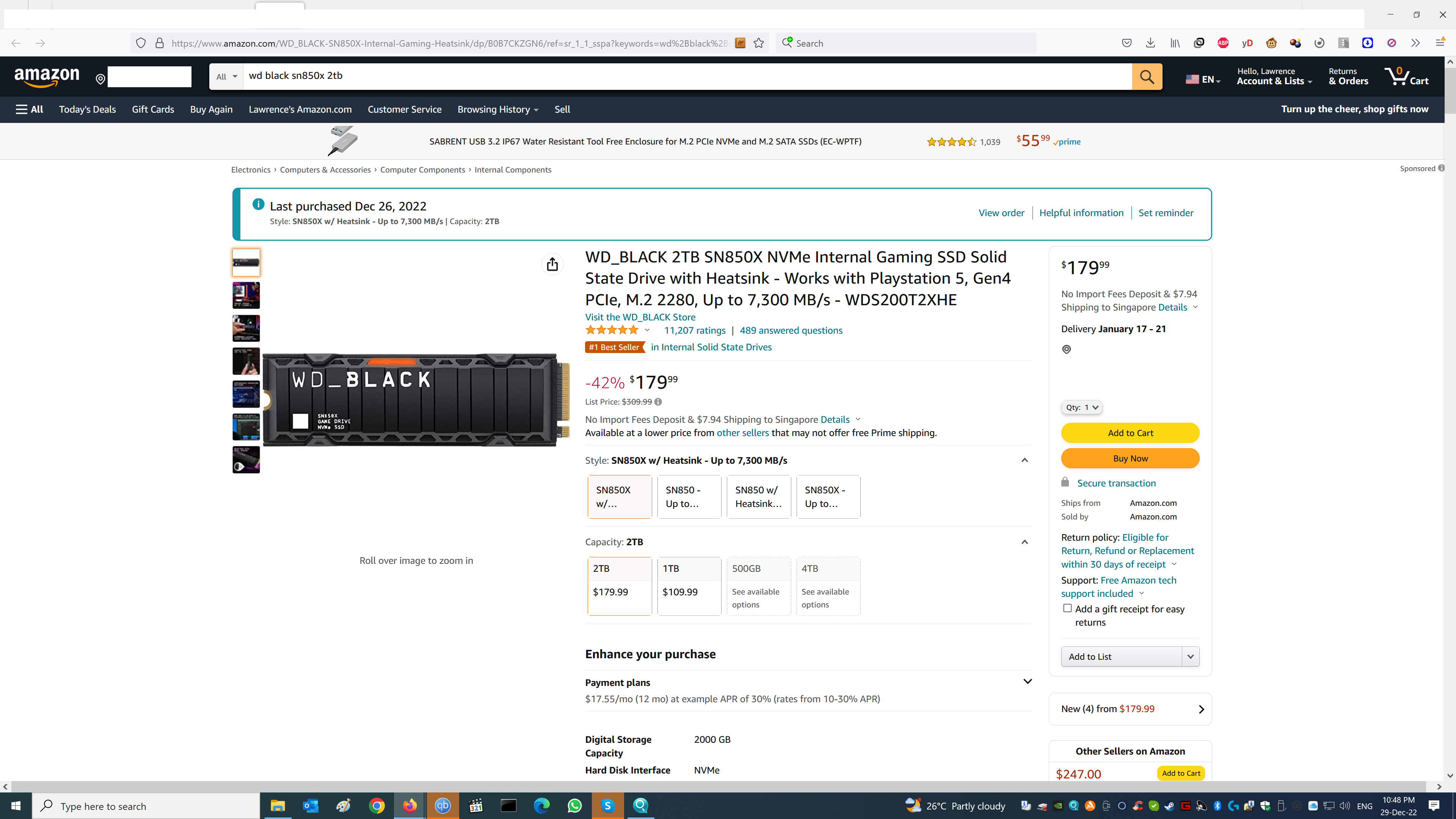 2 TB WD850 X M 2 SSD — Postimages