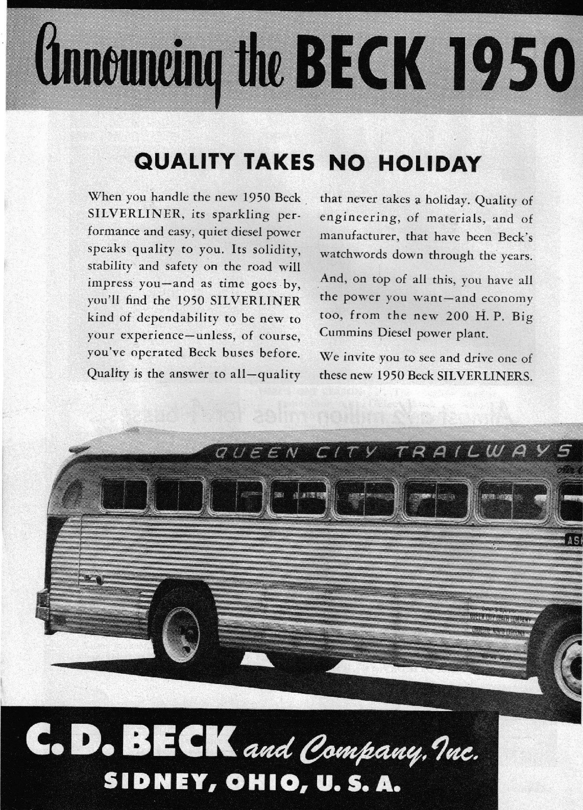Beck '50 Silverliner Diesel Announcing 1 — Postimages