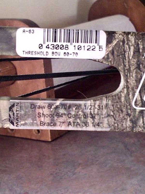 martin threshold adventure series | Archery Talk Forum