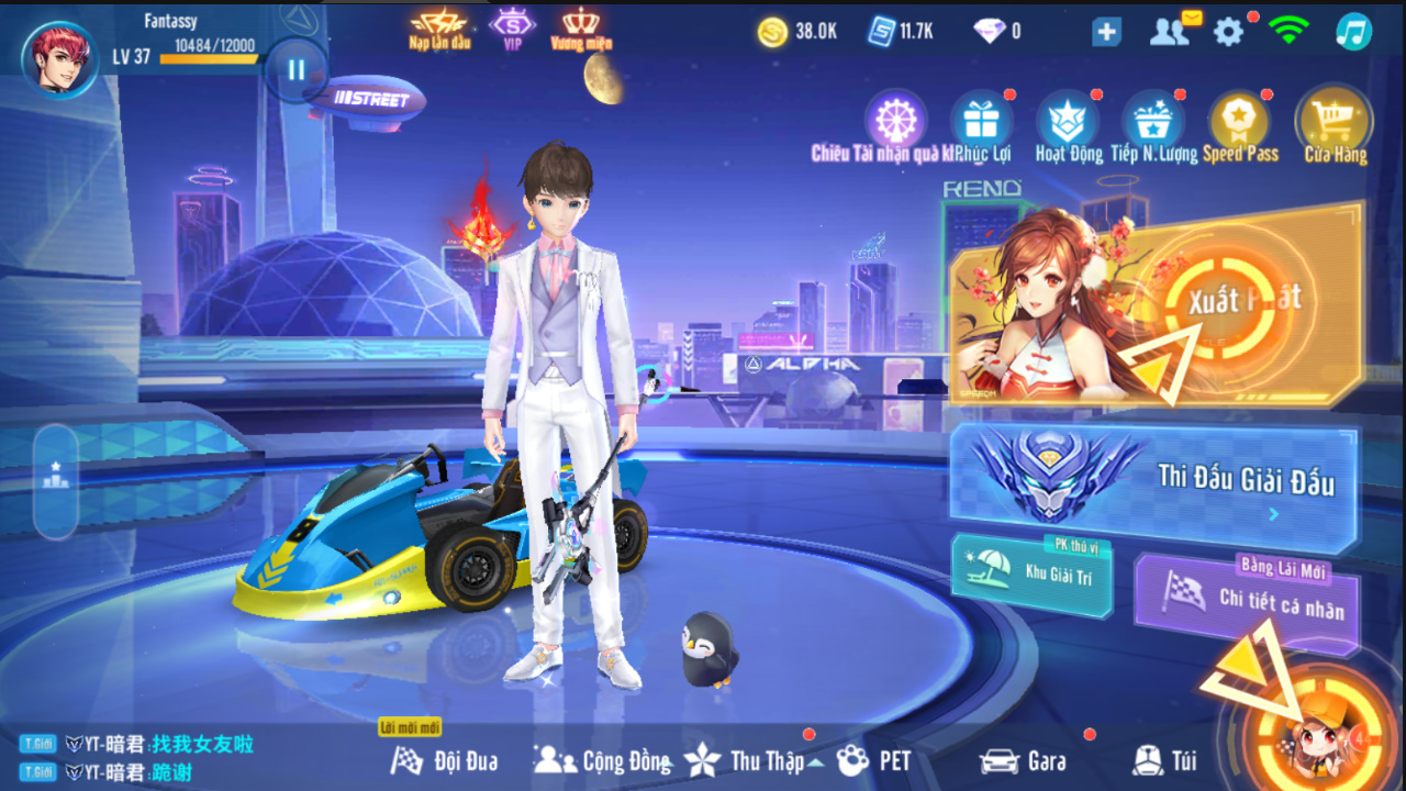 Tài khoản Zing Speed Mobile