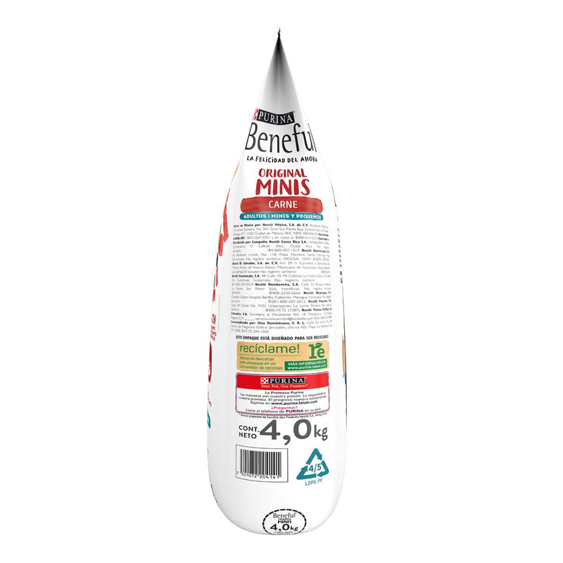 MX BENEFUL ADT MINI CARNE 4 KG ECONTENT 0422 LATERAL1 — Postimages
