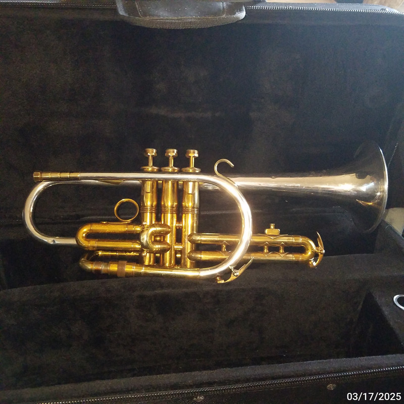 King 1950 Master 2 Silversonic cornet sn 319154 (16) — Postimages