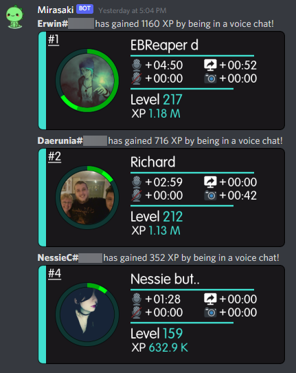 Mirasaki | Discord Bots