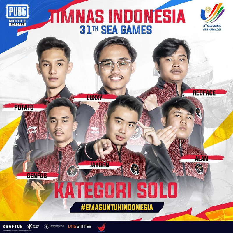 Resmi! Inilah Roster PUBGM Solo Mode Indonesia di SEA GAMES!