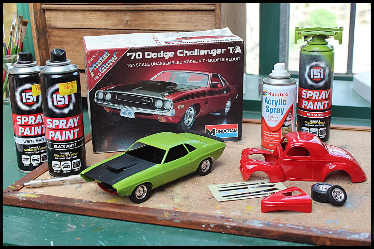 Monogram 1970 Dodge Challenger T/A 340 Six Pak. - Work In Progress ...