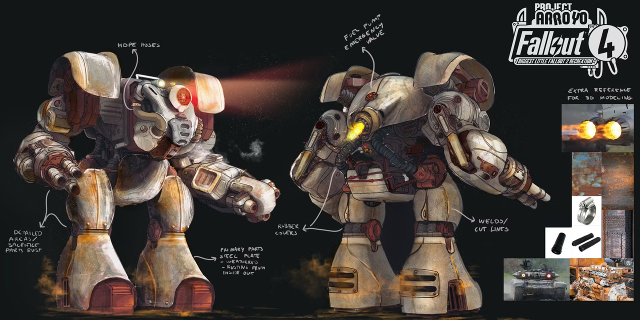 Remake de los fans de Fallout 2 revela un Nuevo Diseño de los Sentry ...