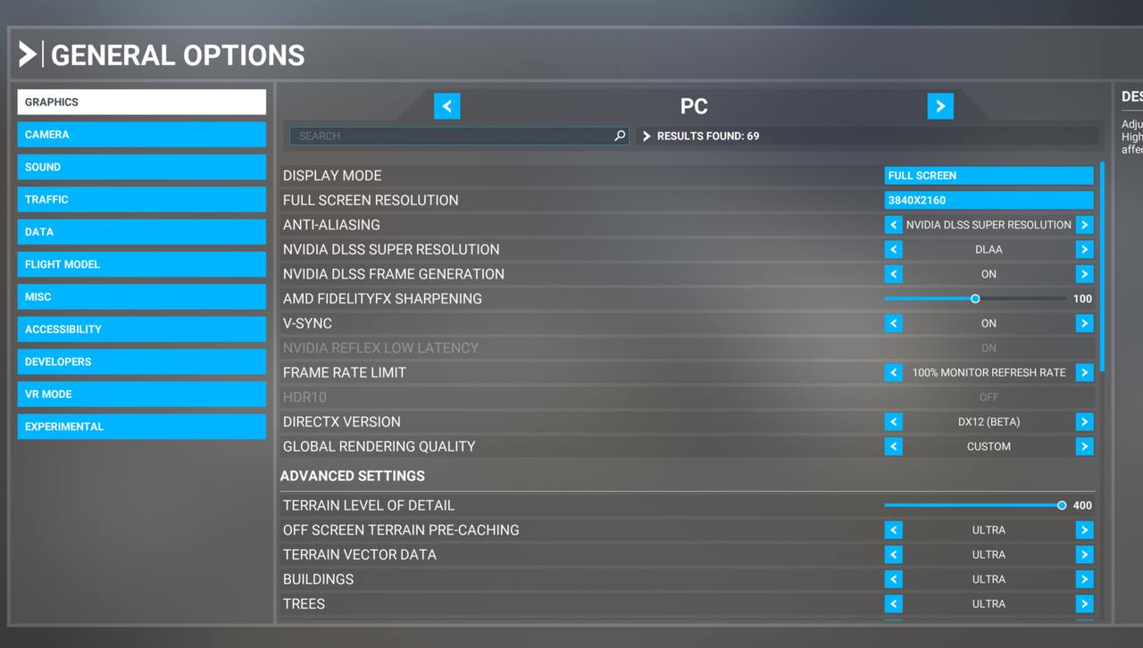 Screen tearing with vsync on, dlss, dlaa, fg on - Microsoft Flight ...
