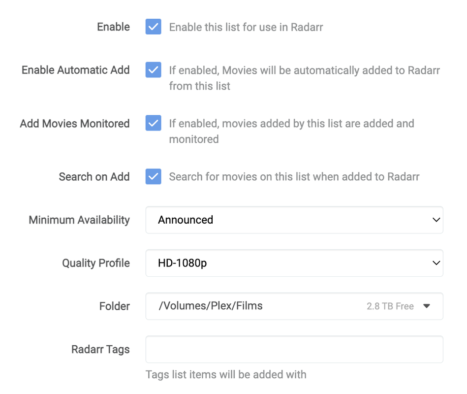 Where should the 'Folder' point to for Trakt Lists? Very confused. : r ...