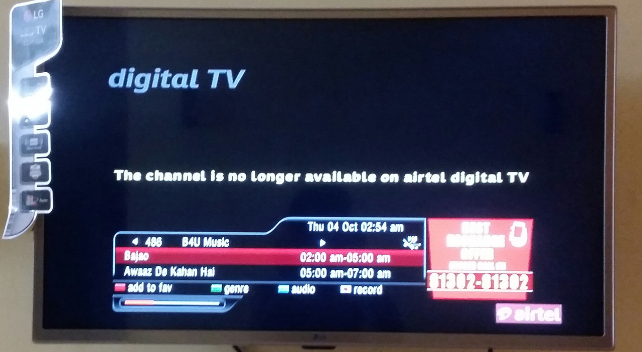 B4u music has been removed by ADTV | DreamDTH Forums - Television Discussion Community