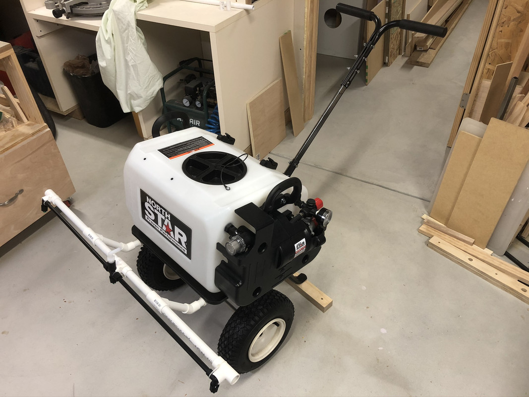 EarthWay 2150 frame for DIY walk-behind sprayer? | Lawn Care Forum